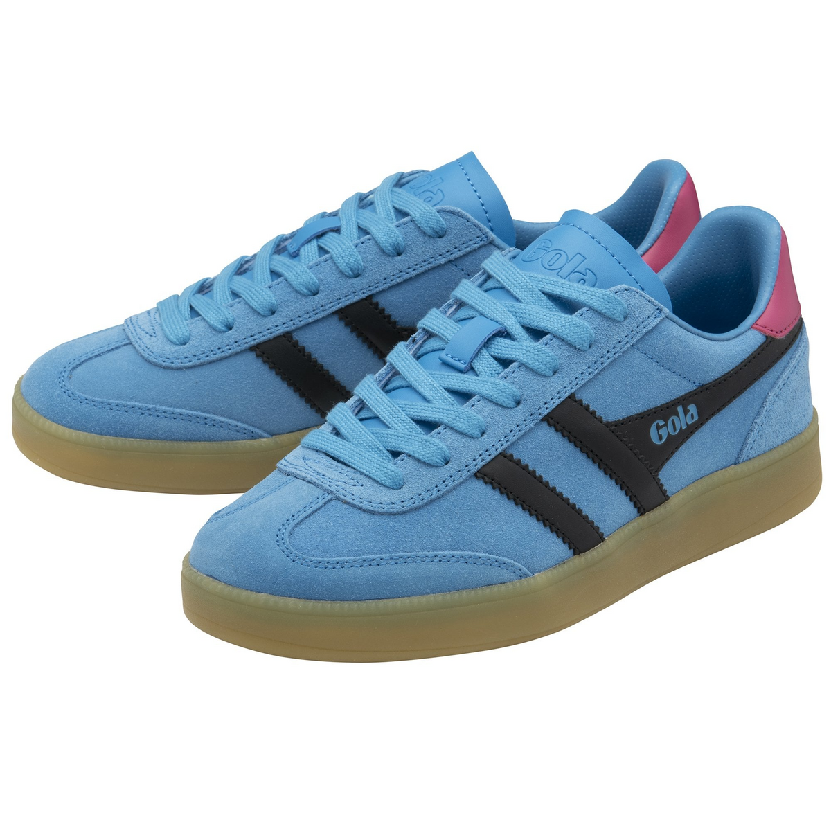 Gola Classics Women's Viper Santorini/Black/Fuchsia/Gum Trainers CLB73 ...